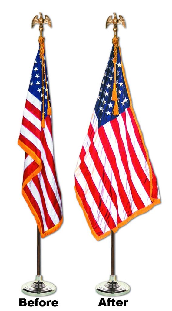 3’x5’ Indoor U.S. Flag Set – American Flag Set